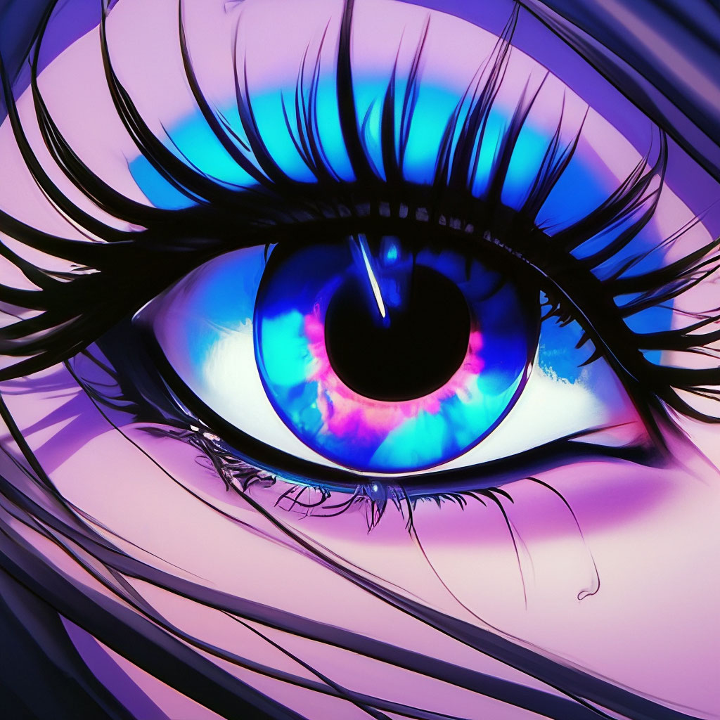 "Extended eyelashes, beautiful effect, aesthetics, long eyelashes ...