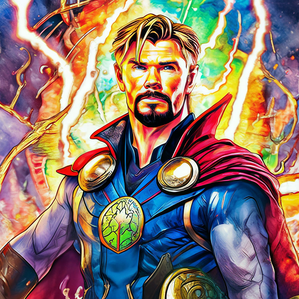 "Hybrid of Doctor Strange and Thor, Benedict Hemsworth lightning and ...