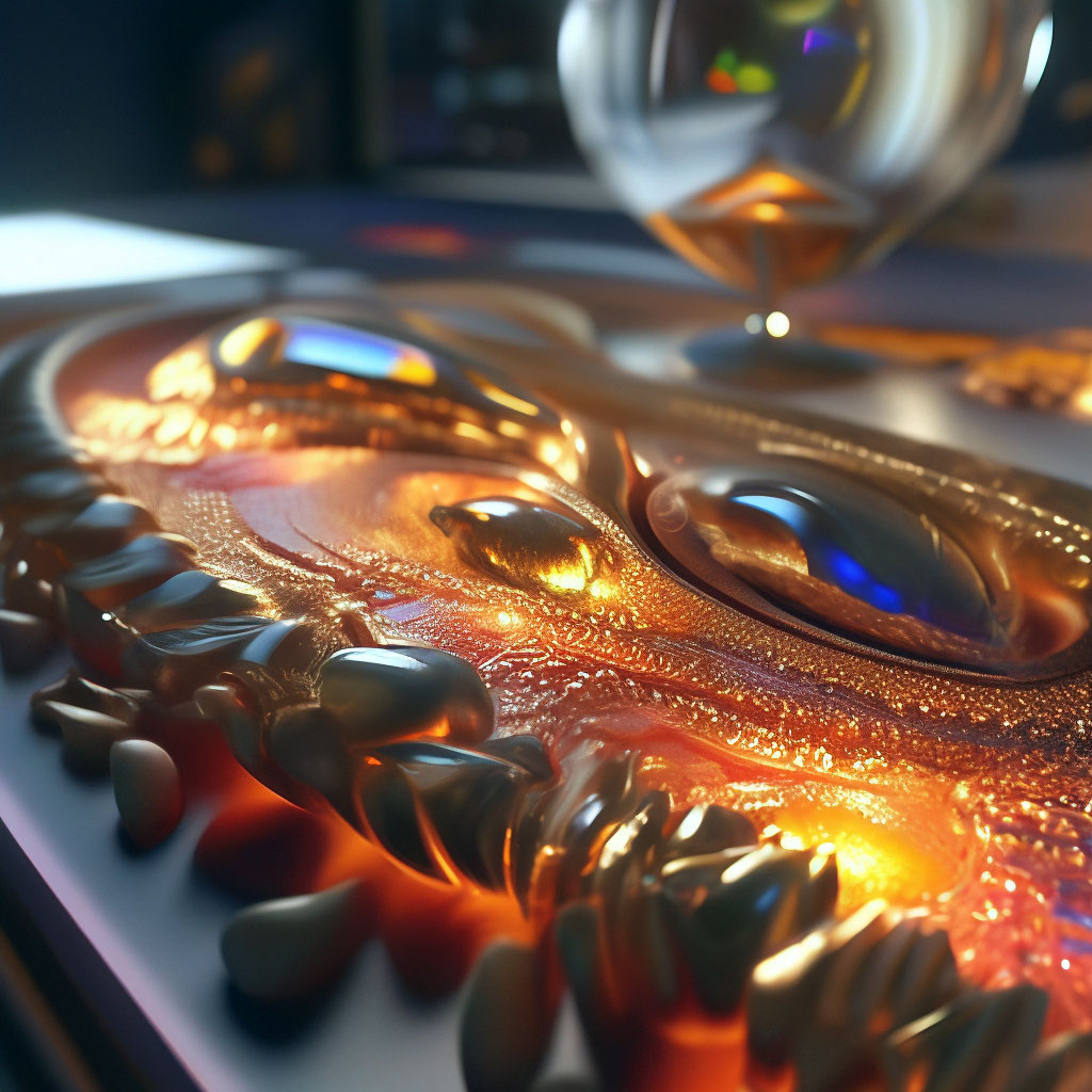 "Macroplan. hyperrealistic visualization of the mathematical Poincare ...