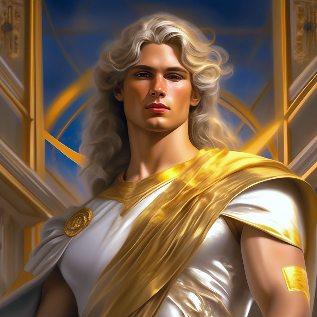 "Apollonian. Radiant, radiant. The personification of male beauty ...
