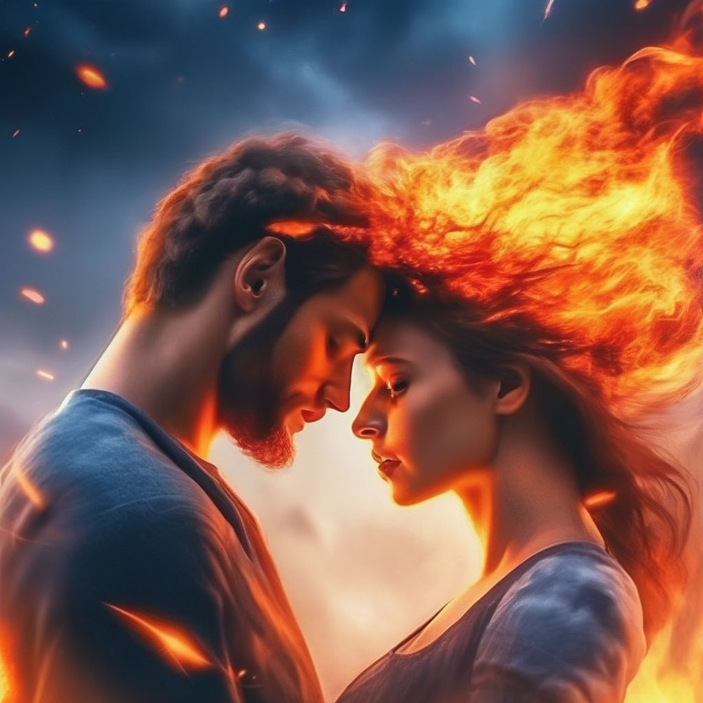 "There is a fire between us-we will never forget, And it is unlikely ...