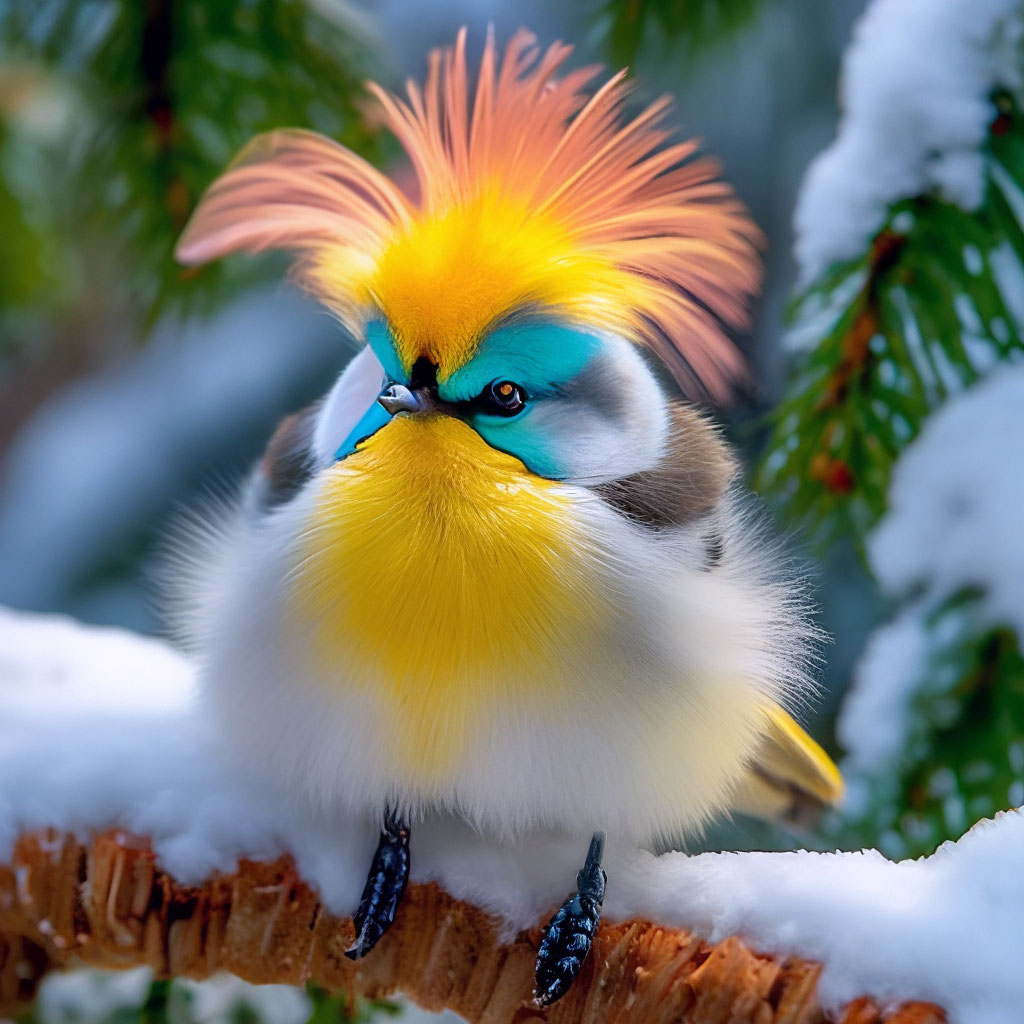 "Fluffy happiness🌺 ️ Fluffy,beautiful, very cute bird with huge eyes ...