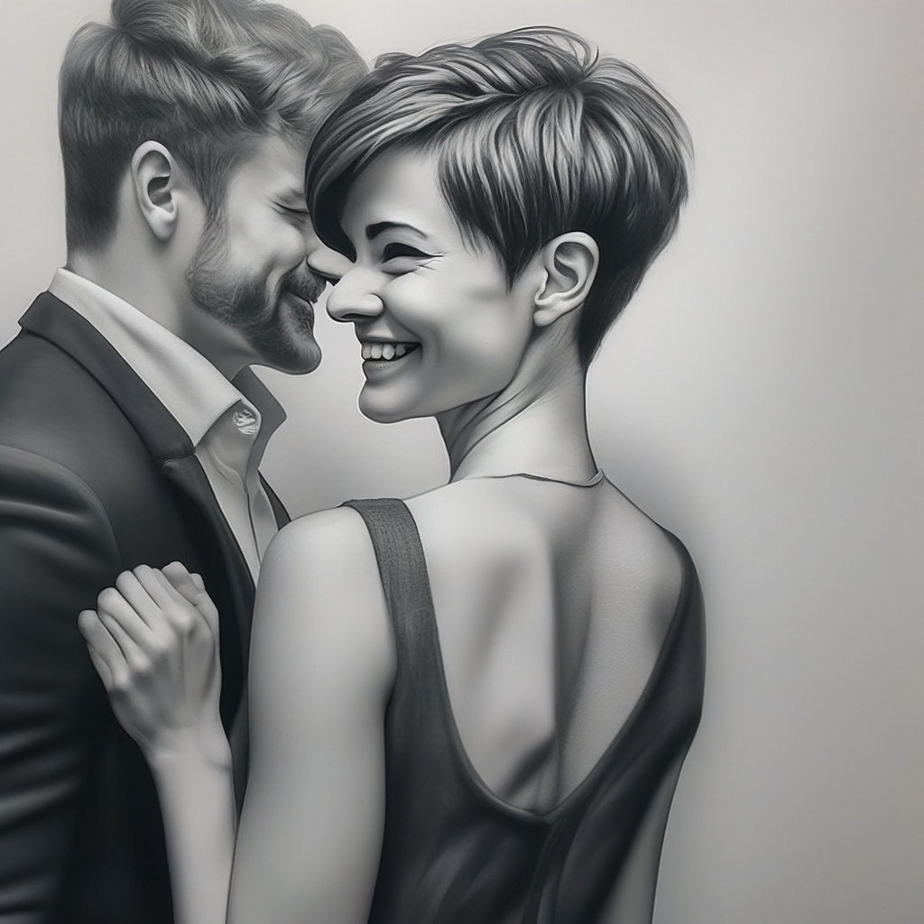 "Pencil sketch, black and white drawing, hatching detailed drawing high ...