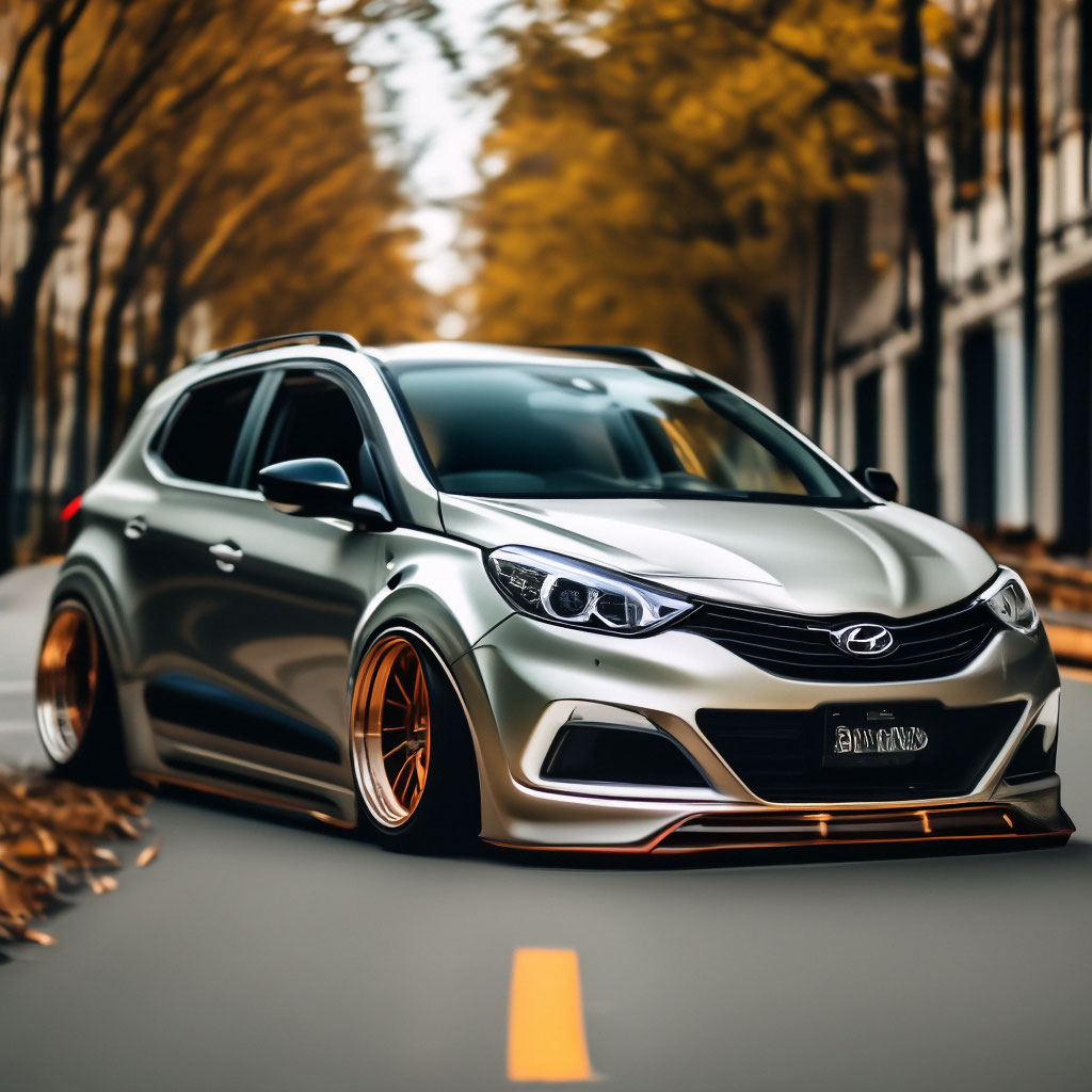 "Hyundai Capture VIP style 64k" — image created in Shedevrum