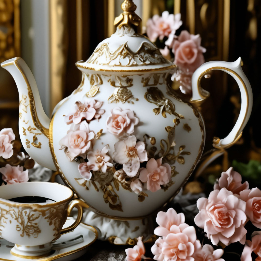 "3d, multi-level three-dimensional applique made of glitter porcelain ...