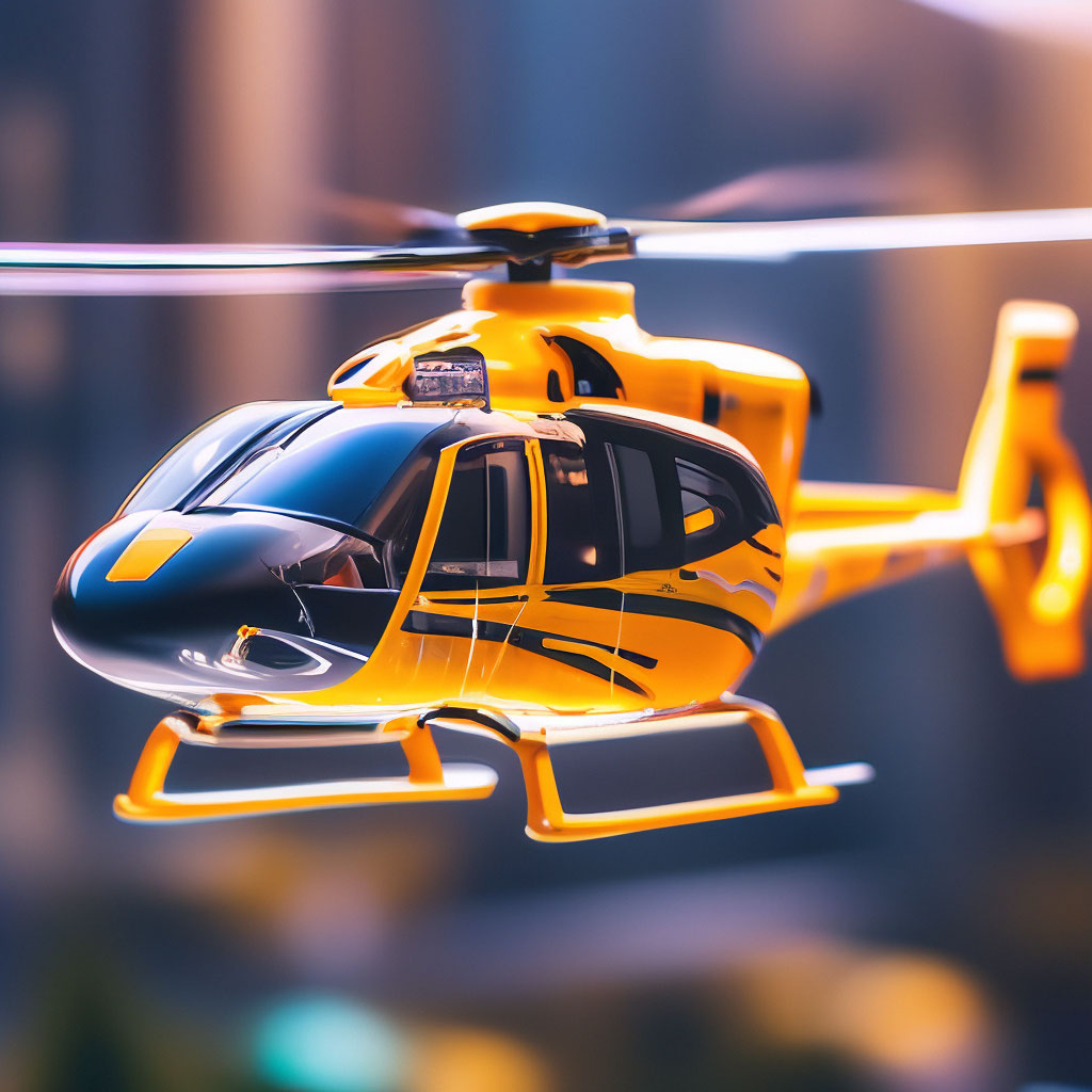 "Helicopter, aesthetically pleasing, professional photo, 30mm lens ...