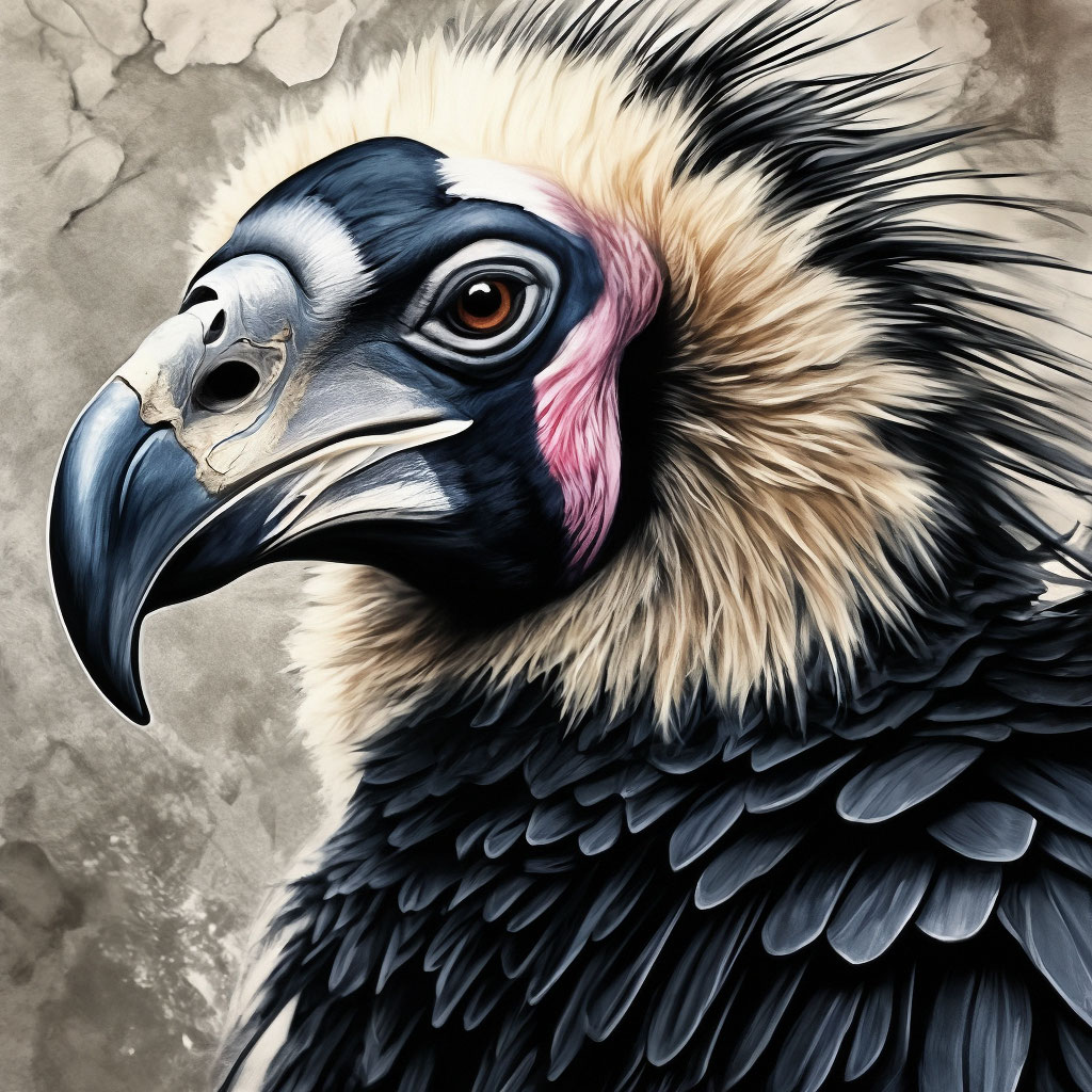 "Andean condor , a classic realistic ink sketch, a rough sketch, a ...