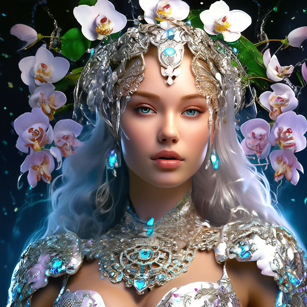 "Super hyper beautiful girl of super model appearance princess filigree ...