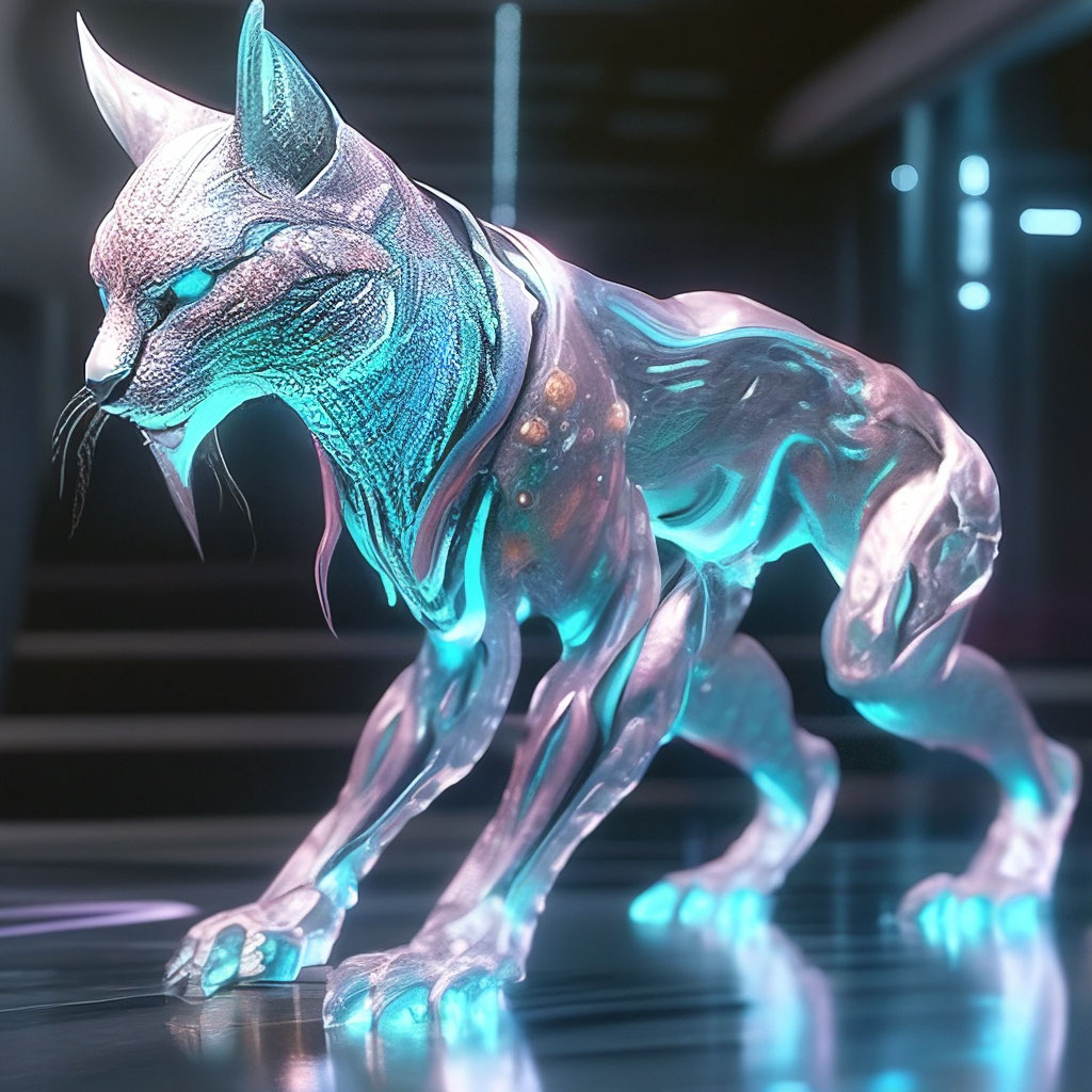 "Unique alien Transparent Spectral Epophyous Legendary Saber-toothed ...
