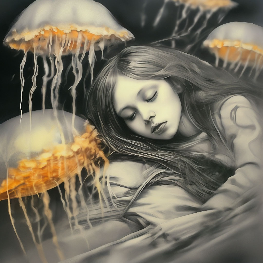 "@eveta, surrealism, sketch, primitive, naive, realistic, futur, ink ...