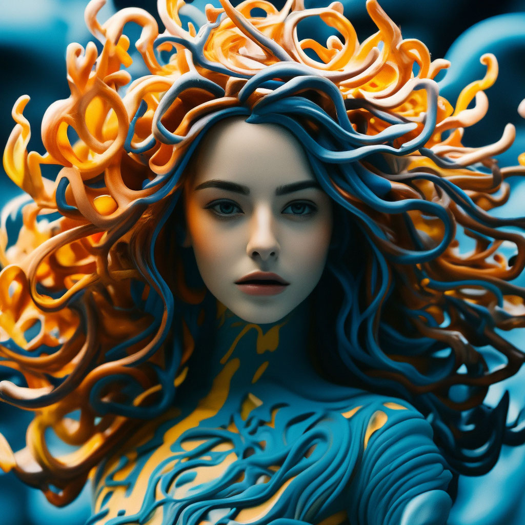 "⚪️ Especially wild magic with a twist of curly plasticine lines turns ...