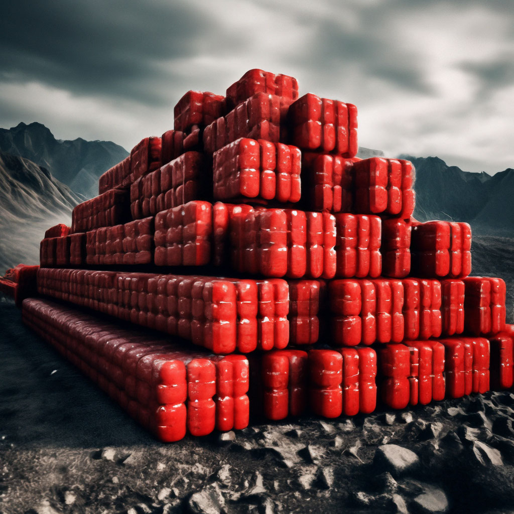 "250 thousand tons of TNT" — image created in Shedevrum
