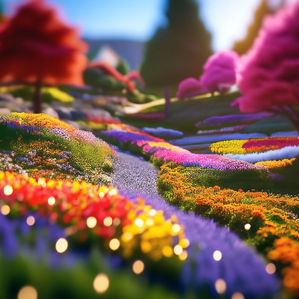 "Soul garden, many different colors, das feuer lebt, 4096k, uhd ...