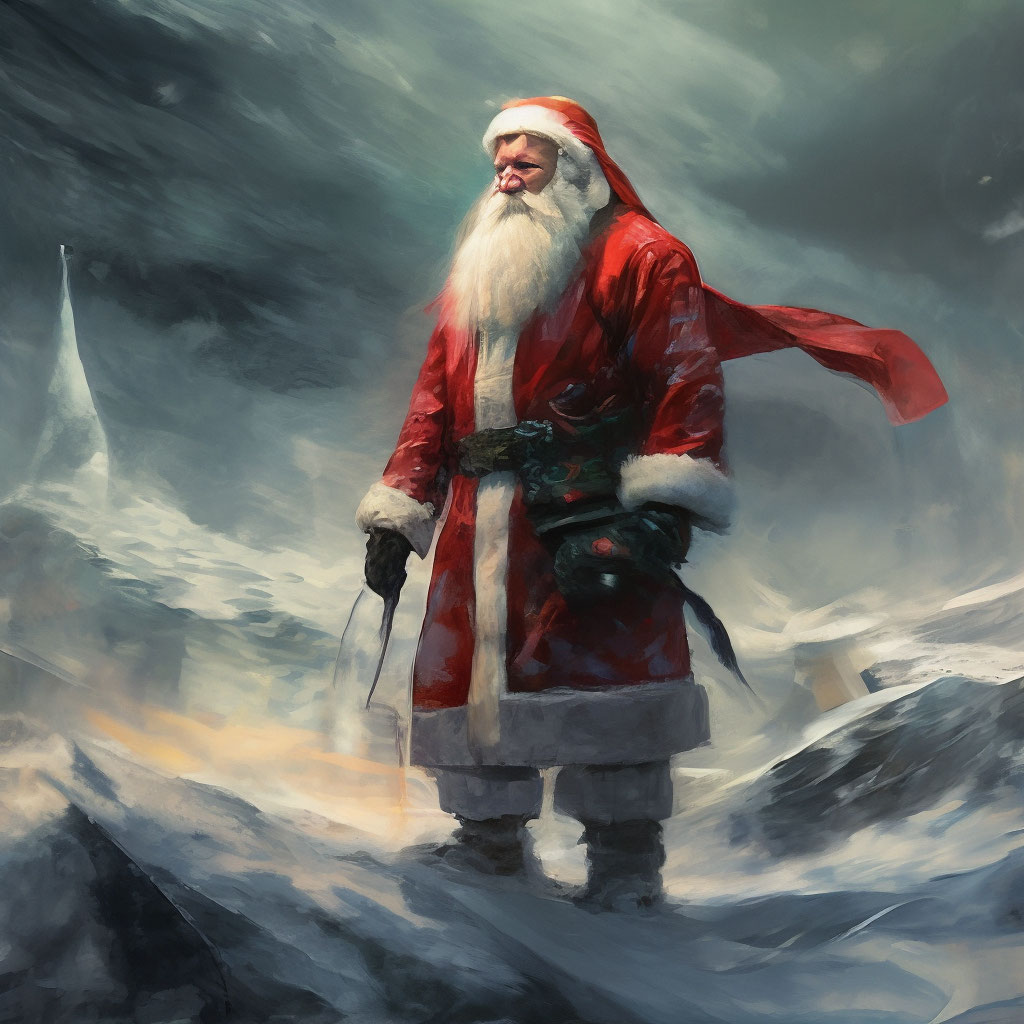 "Father Christmas" — image created in Shedevrum