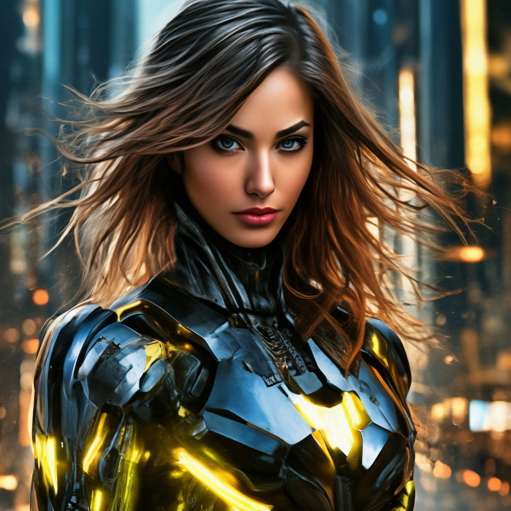 "Batman pesters Batman's girlfriend" — image created in Shedevrum