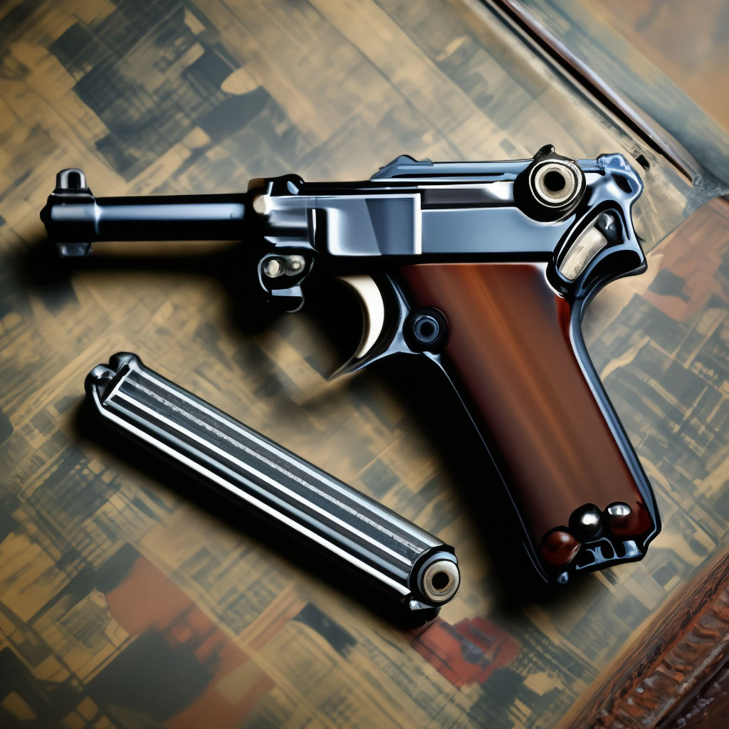 "PARABELLUM WITHOUT TRIAL" — image created in Shedevrum