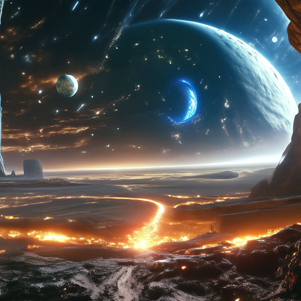 "The eye of the Universe Unimaginable landscapes of starry space ...