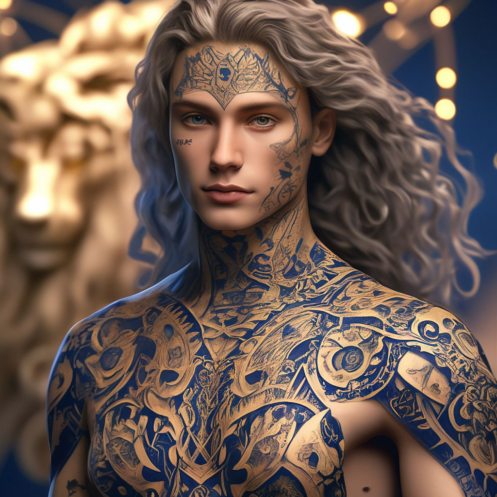 "Zodiac signs - Leo, humanization, high quality, aesthetically pleasing ...