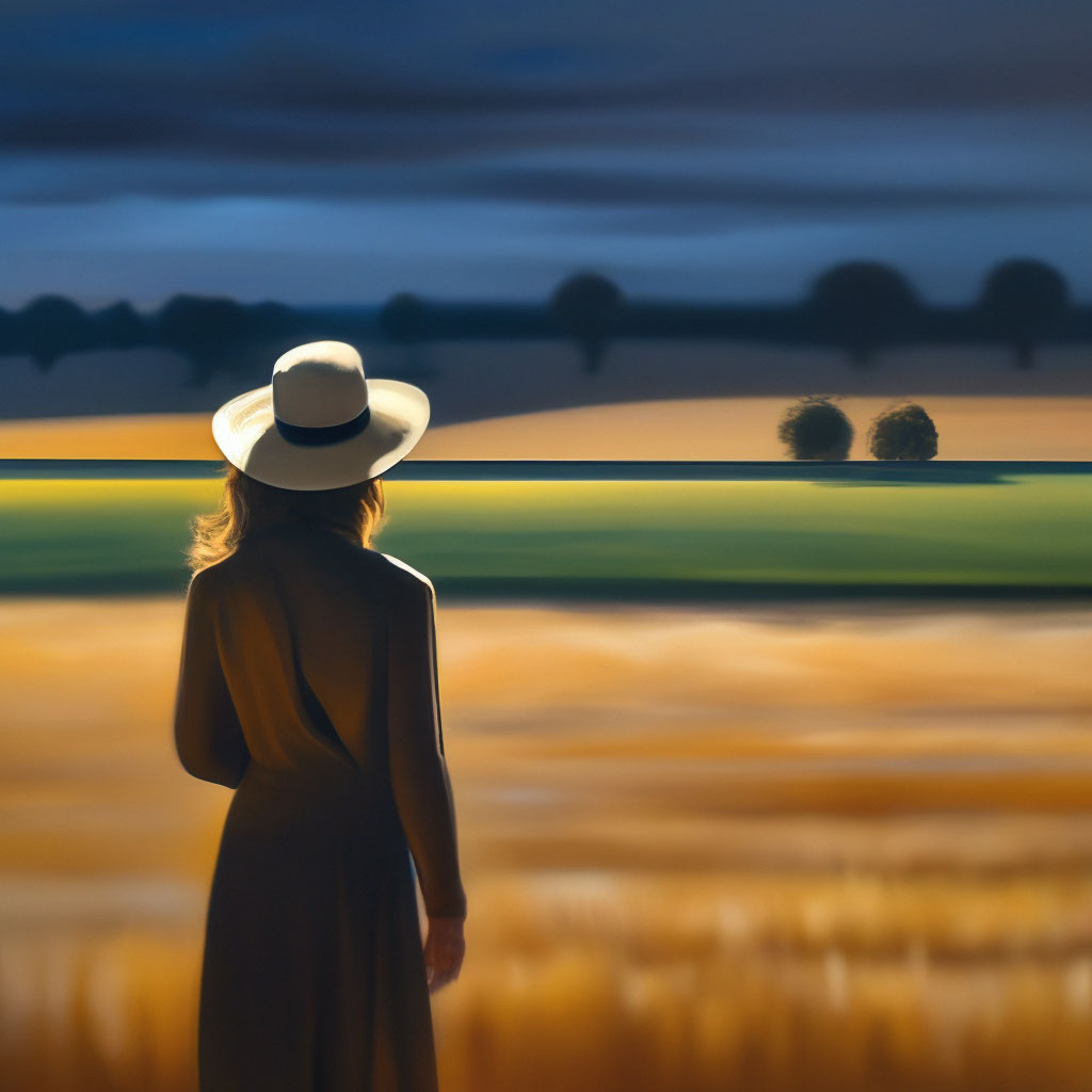 "Modern luminism oil painting" — image created in Shedevrum
