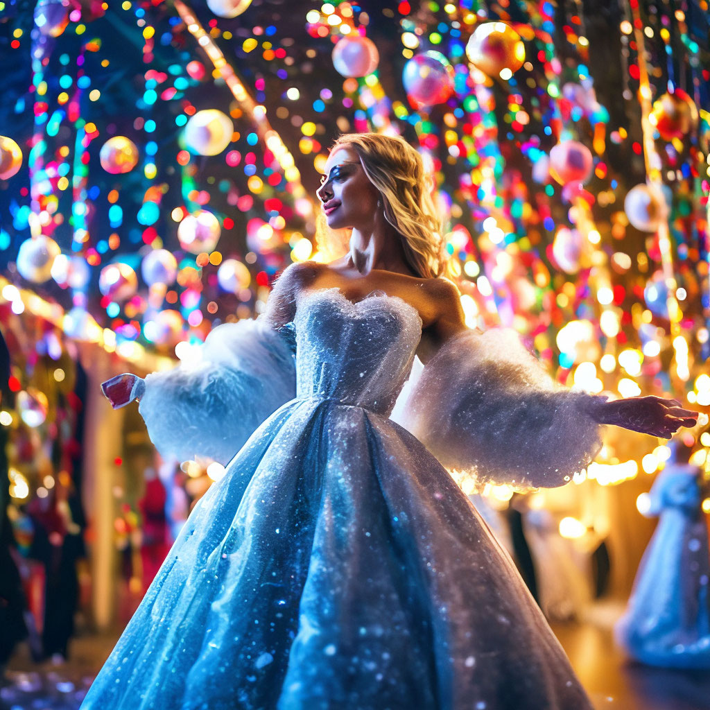 "A luxurious, beautiful, Russian Snow Maiden at a New Year's ball in ...