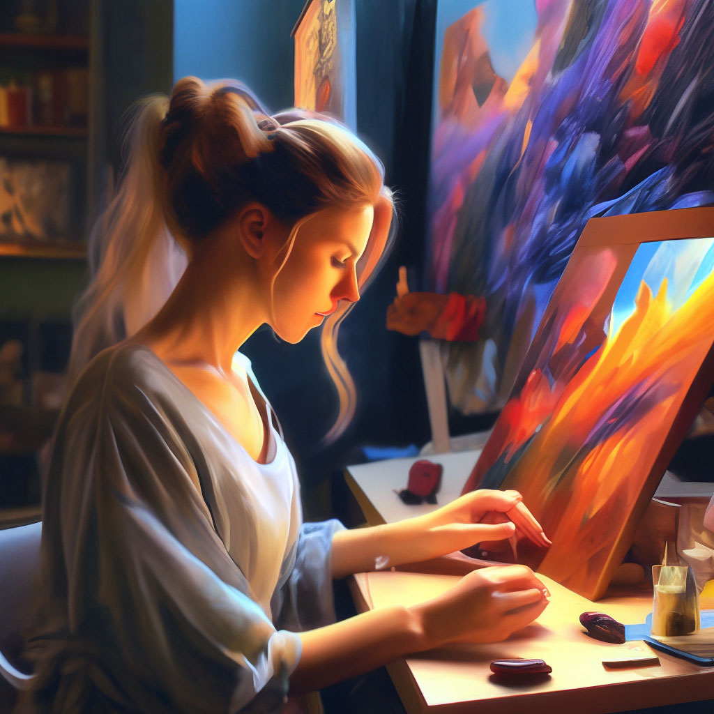 "Have you been asked?" — image created in Shedevrum