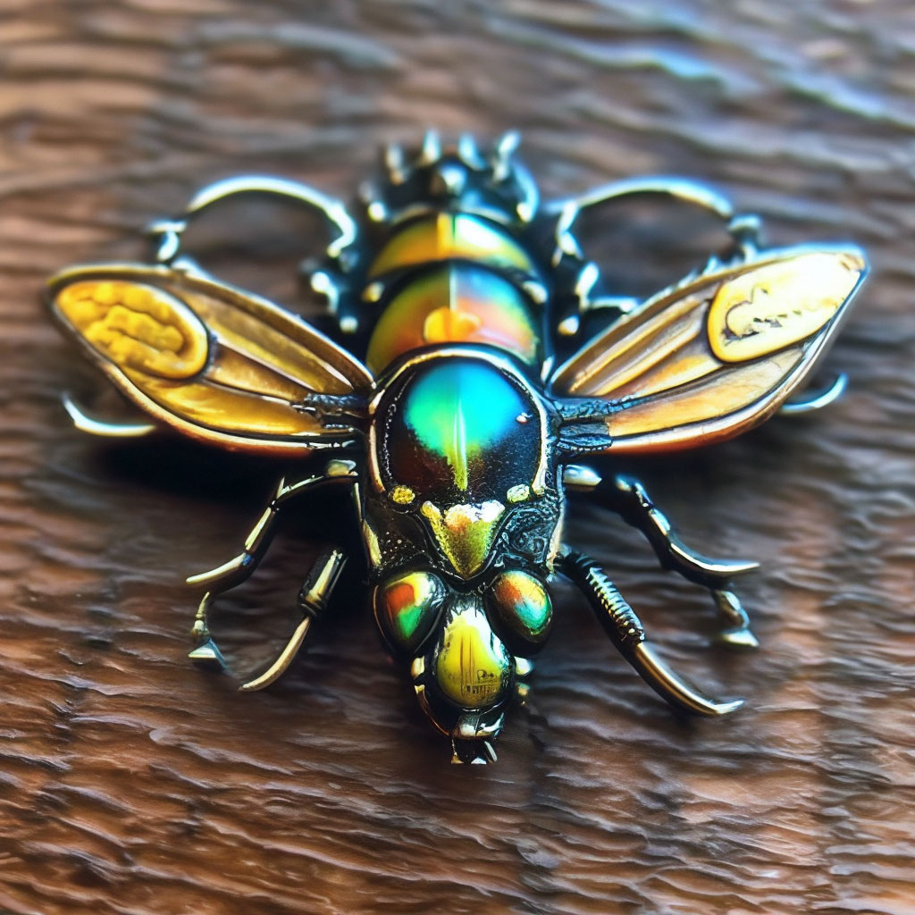 "Fly badge" — image created in Shedevrum