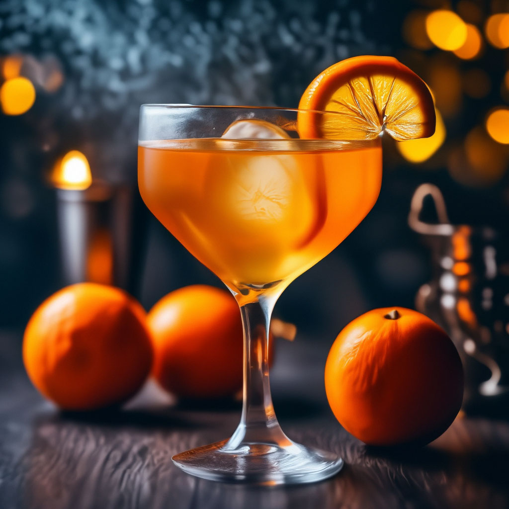 "Levitation of a tangerine New Year cocktail multi exposure. the ...