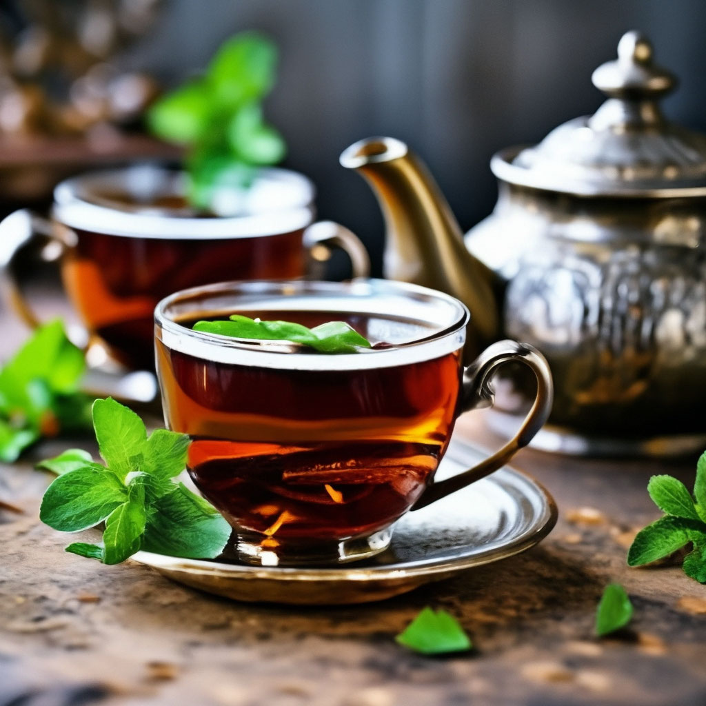 "November is the time for tea. Hot, strong with notes of mint, aromatic ...