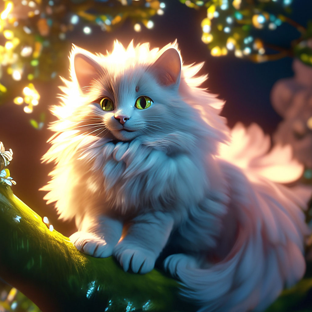 "Megarealistic phoenix fluffy .a fluffy ball. Realistic art. Beautiful ...