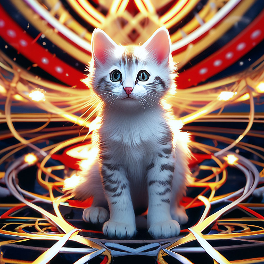 "🐾 Kitten - Seagull 🐾 + coherent, meta, high octane, black stripes ...