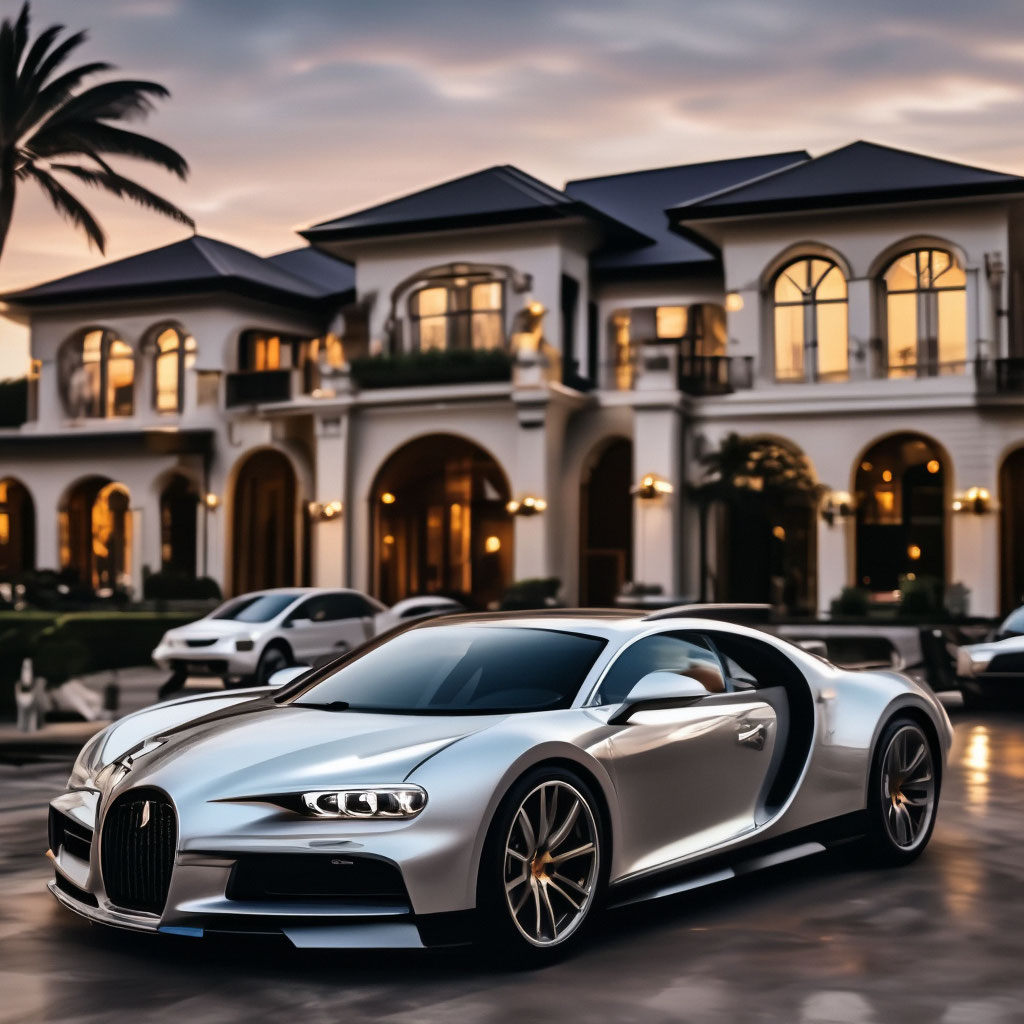 "Rich life" — image created in Shedevrum