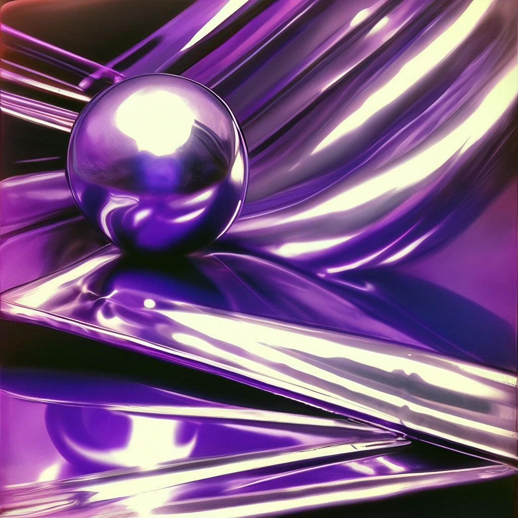 bright colors purple silver color hyperrealistic" — image created in ...