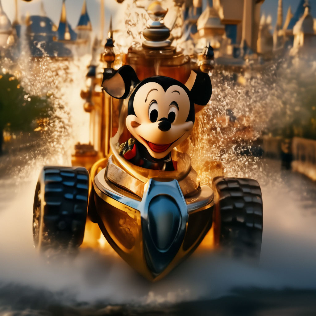 "Machine kingdom realistic disney computer graphics" — image created in ...