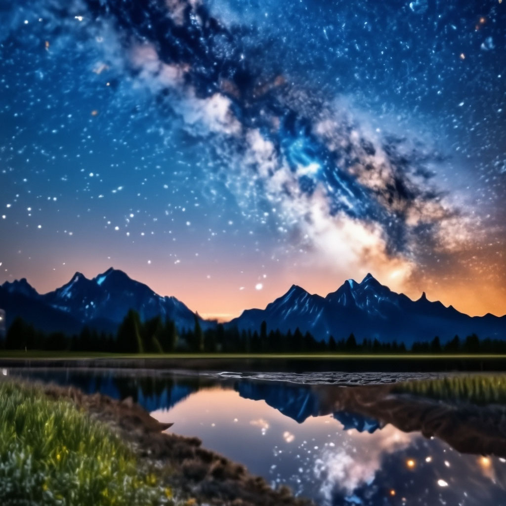 "Starry sky , beautiful starry night, professional photo, high ...