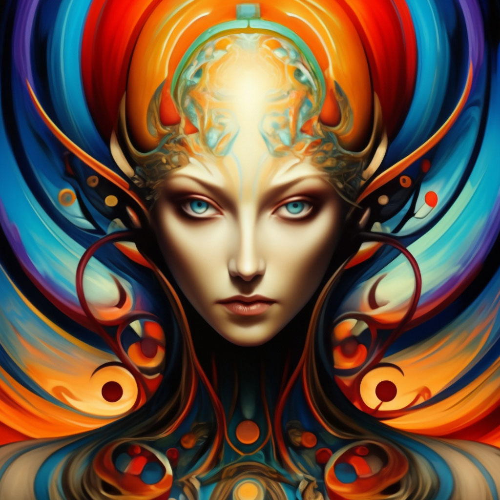 "Surrealism, in the style of Kandinsky and Jean-Baptiste Monge Fantasy ...