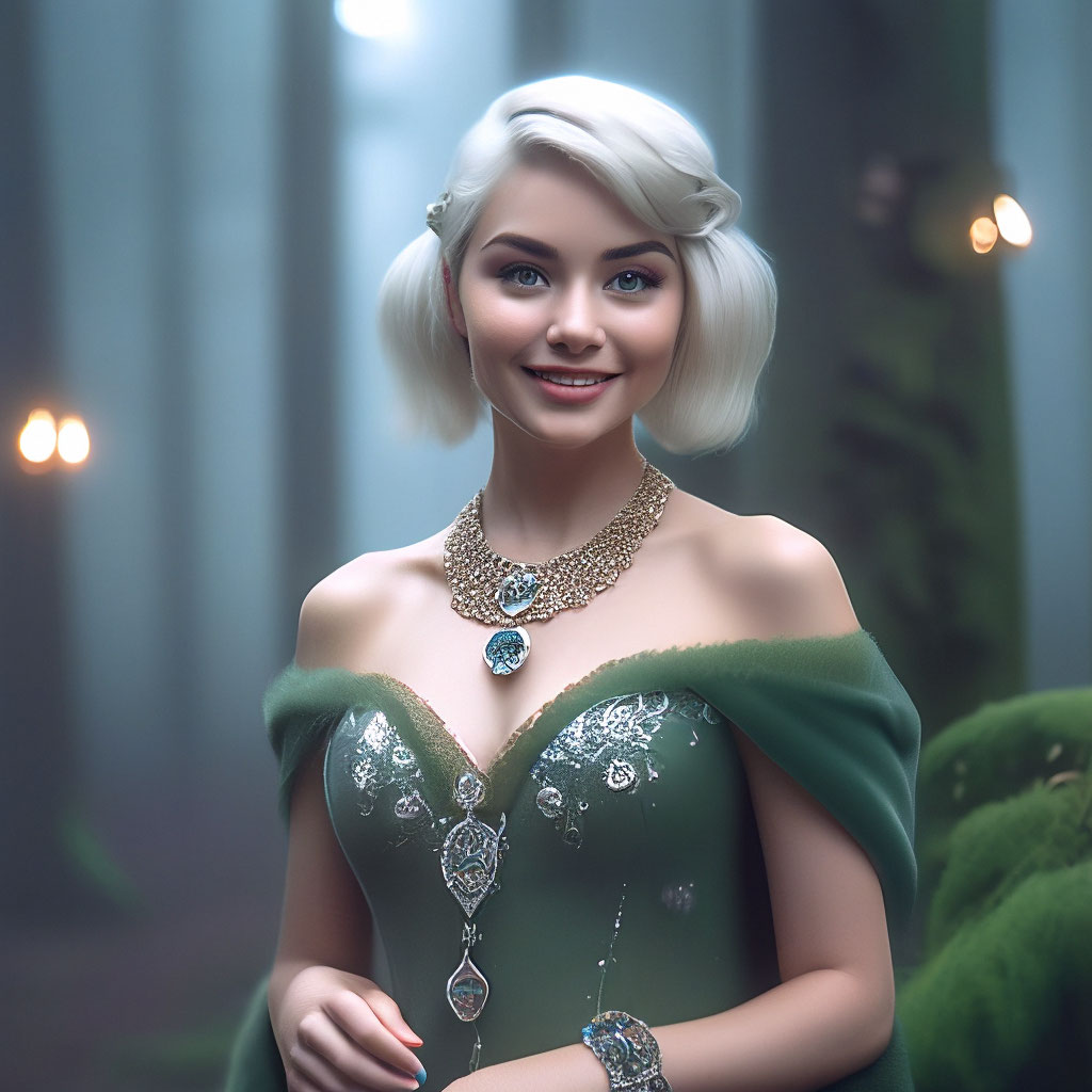 "Heperrealism, the sweetest, most serious and charming elf in a misty ...