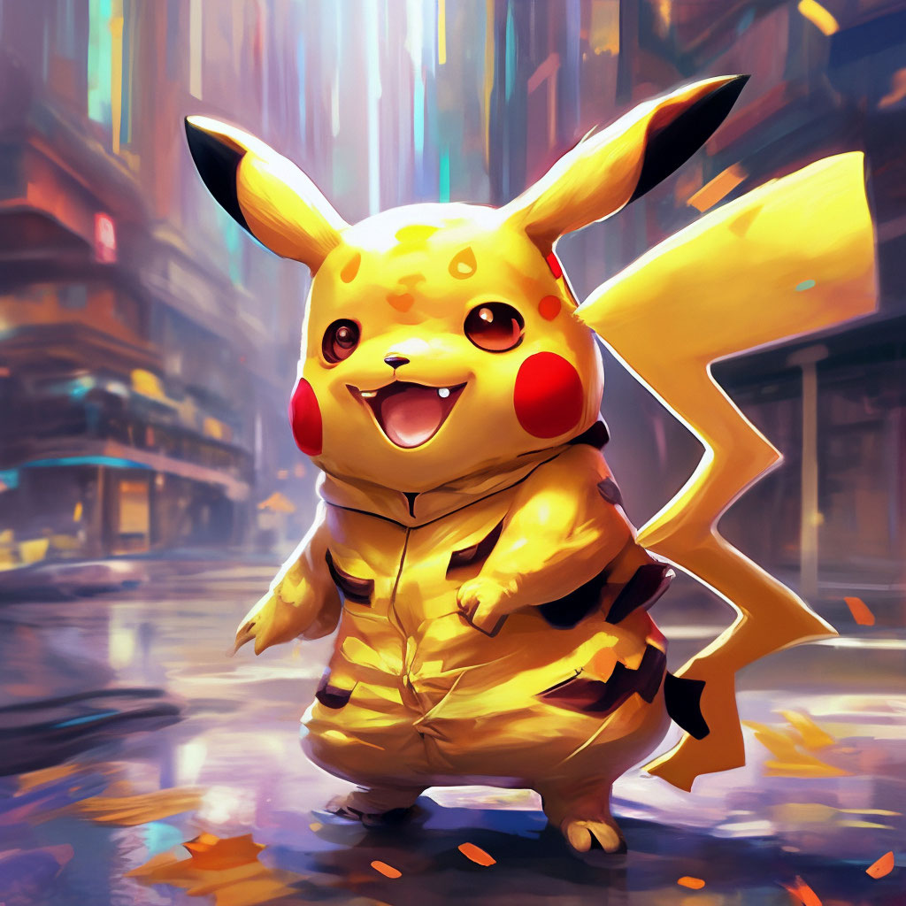 "Pikachu Man Pikachu anime" — image created in Shedevrum