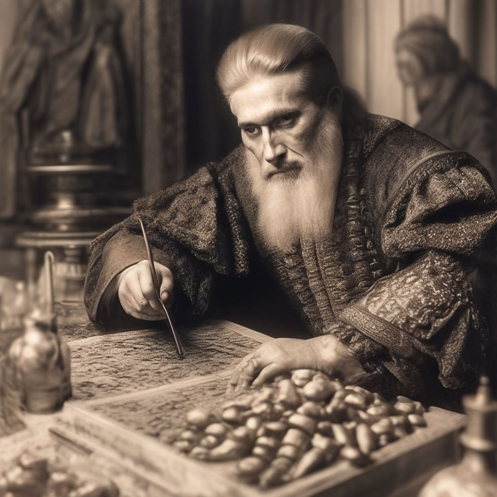 "There the tsar Kashchey is wasting away over gold there is a Russian ...