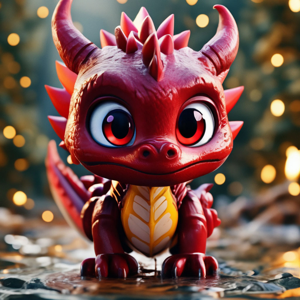 "Drakosha tosha" — image created in Shedevrum