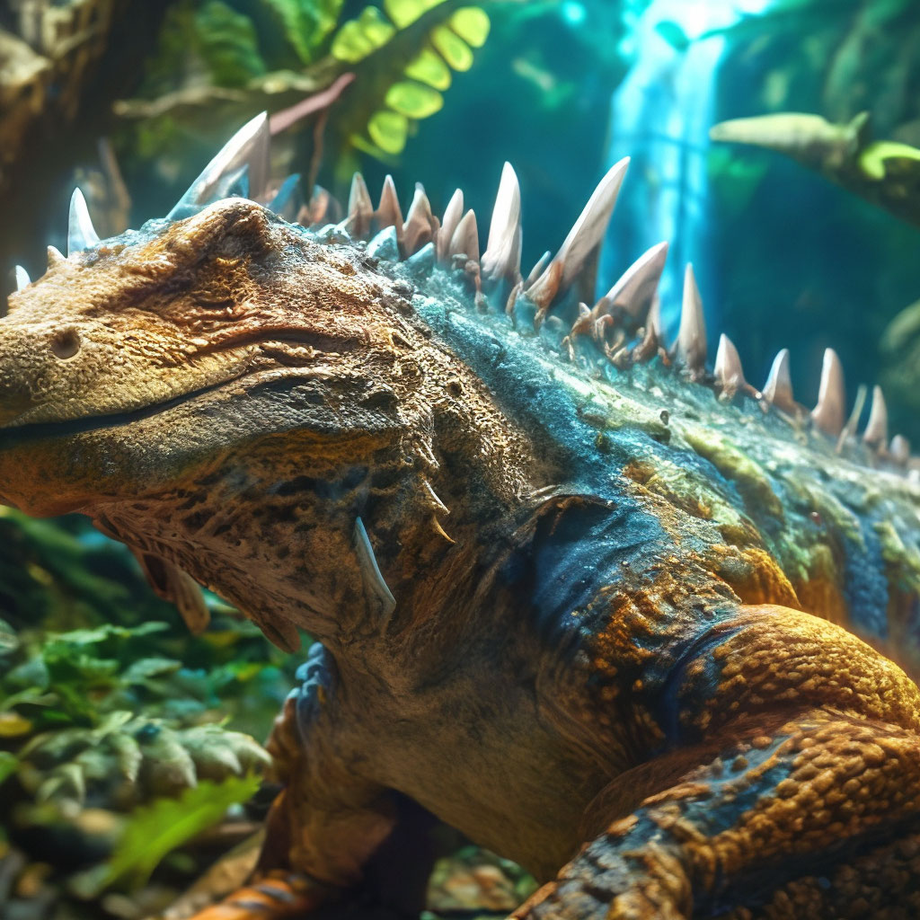 fauna of the lost world nerd art, realistic, hyperrealism ...