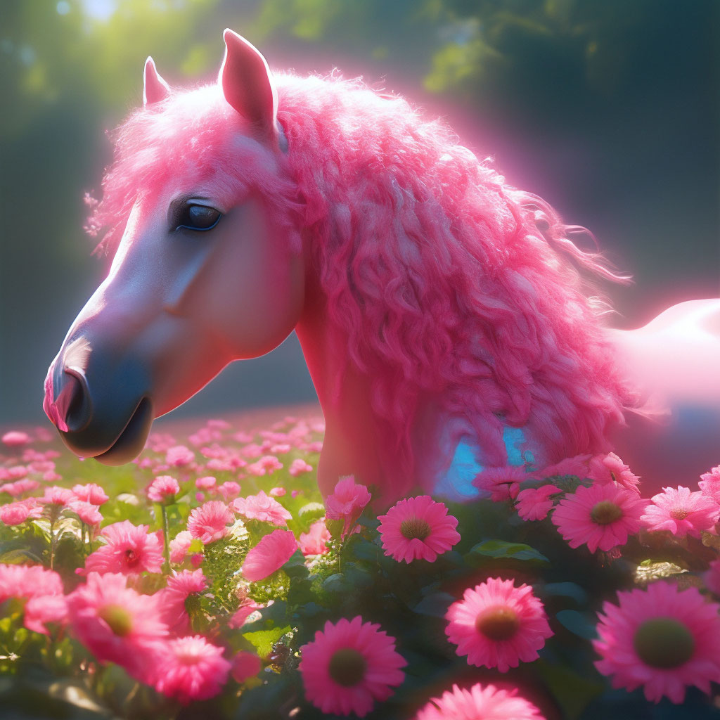 "Watermelon pony, fantasy, soft light, glitter, professional photo ...