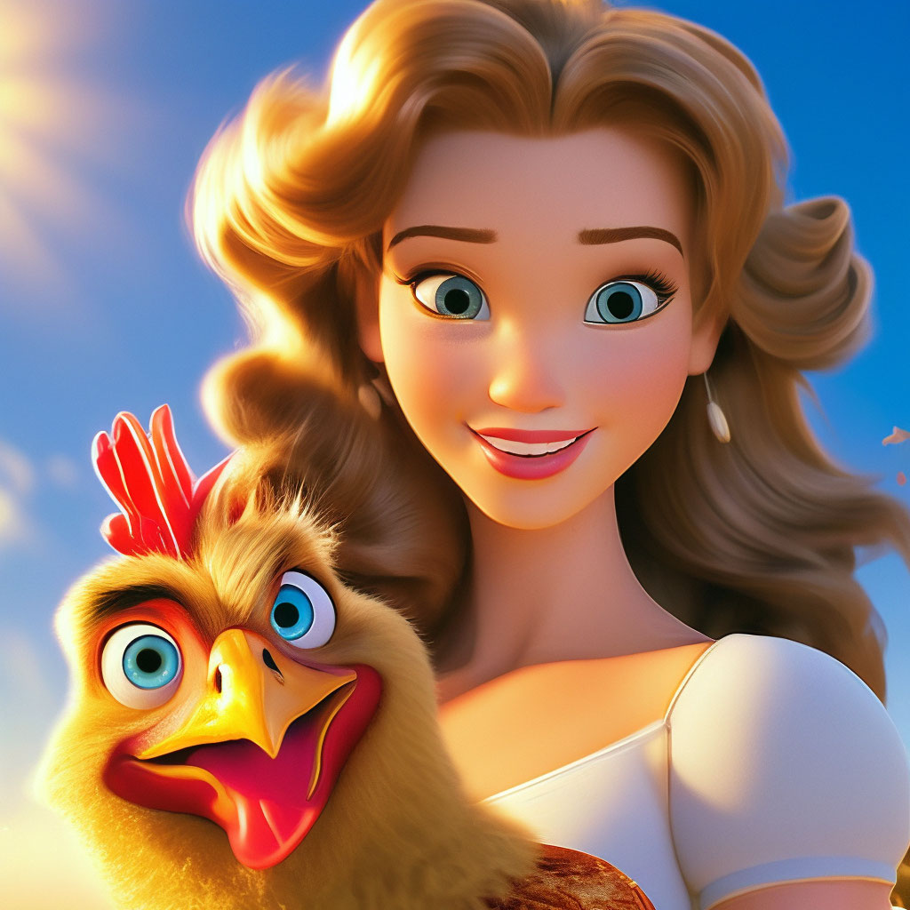 "The picture is Disney animation 128k, the built-up composition of the ...