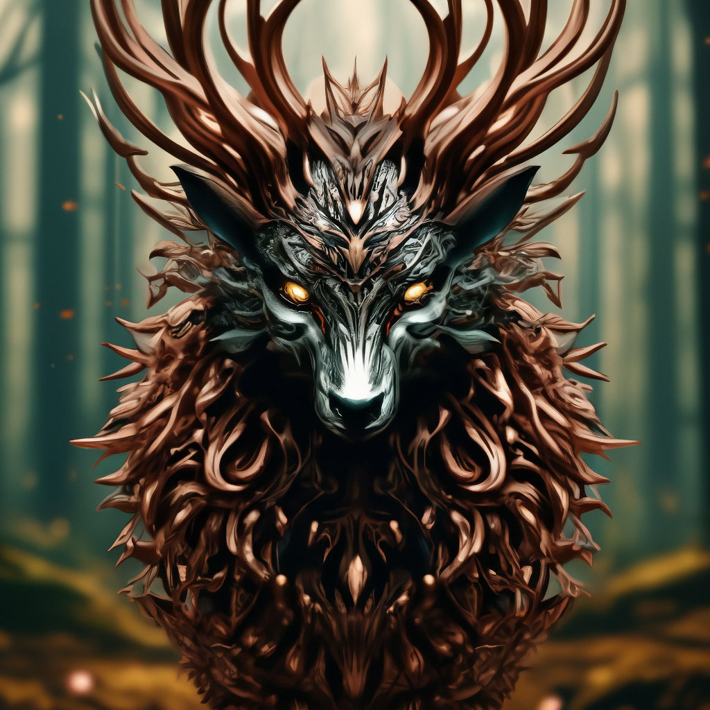 "A symbiosis of two different creatures with different emotions of a ...