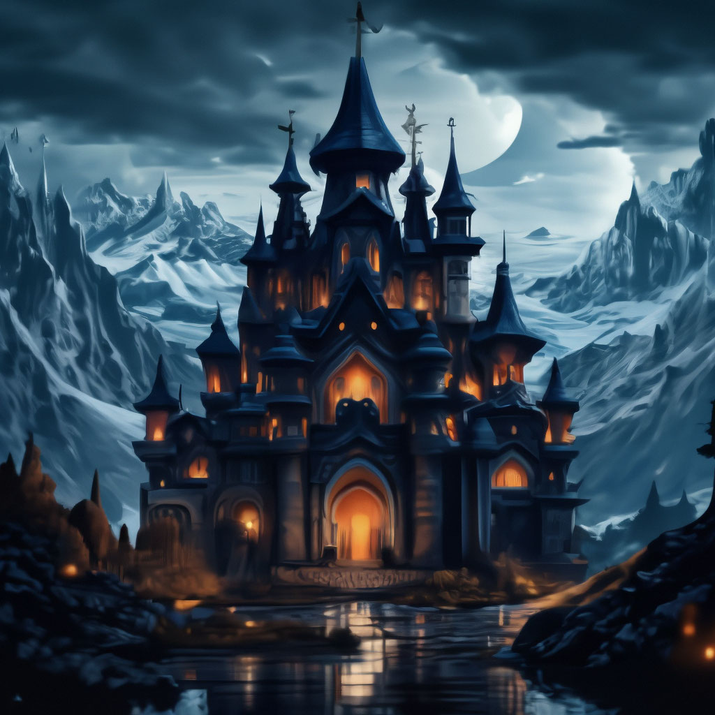 "The kingdom of Kashchey" — image created in Shedevrum