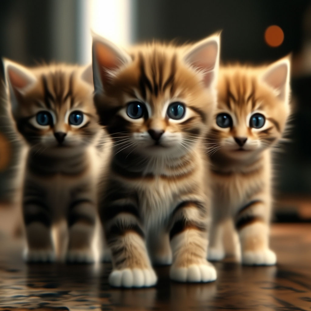 "The evolution of a kitten video. video." — image created in Shedevrum