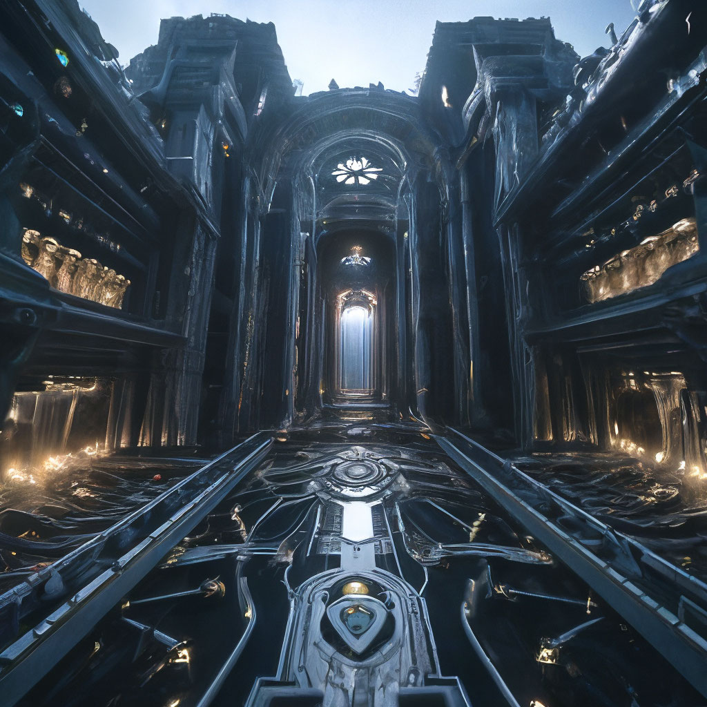 "Darkness surrounds the eternal gate and will never disappear, bird's ...