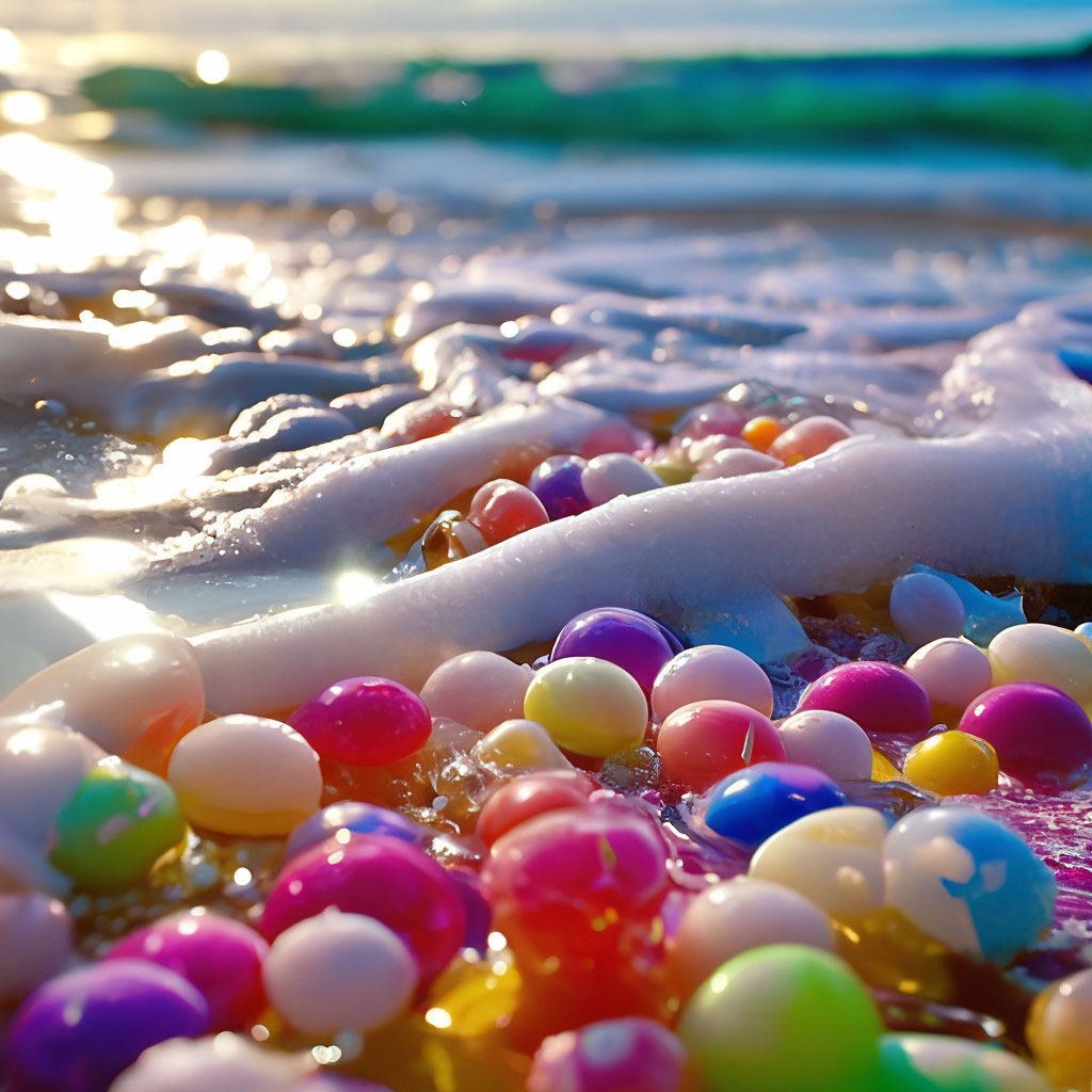 "Seashore Downpour from the skittles!The mood color is iridescent ...