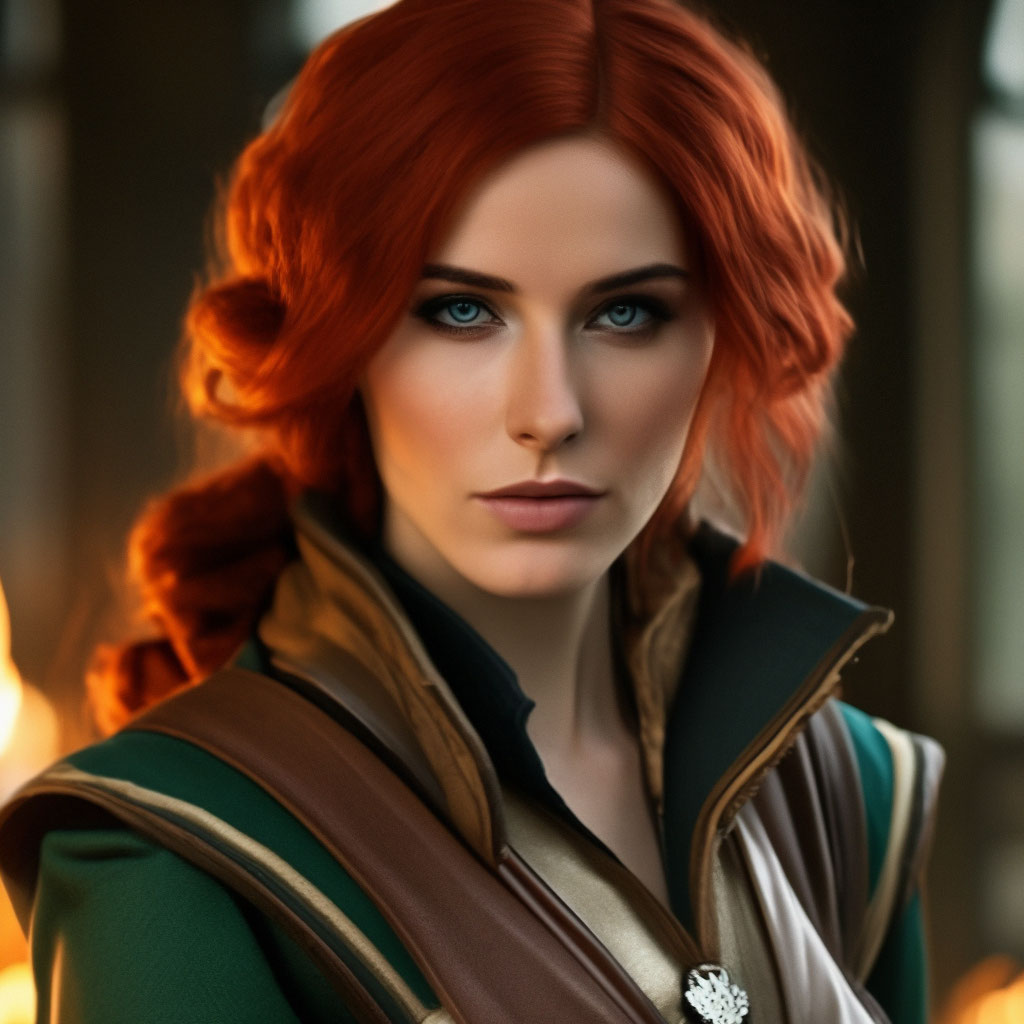 "Triss Merigold from Witchlock" — image created in Shedevrum