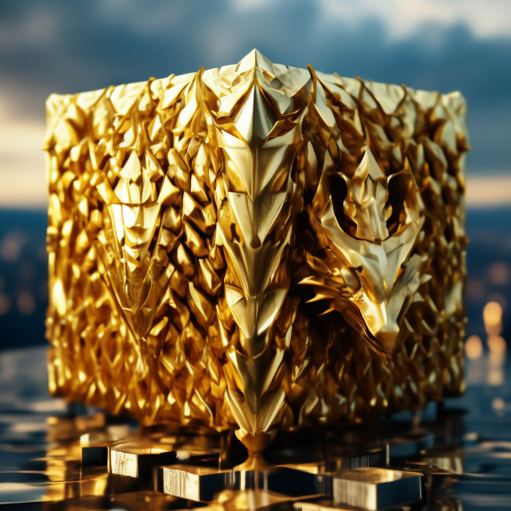 "The diamond scales in the club are made of gold and at the edge of the ...
