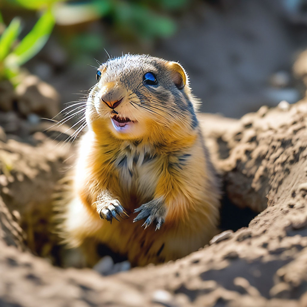"Gopher" — image created in Shedevrum